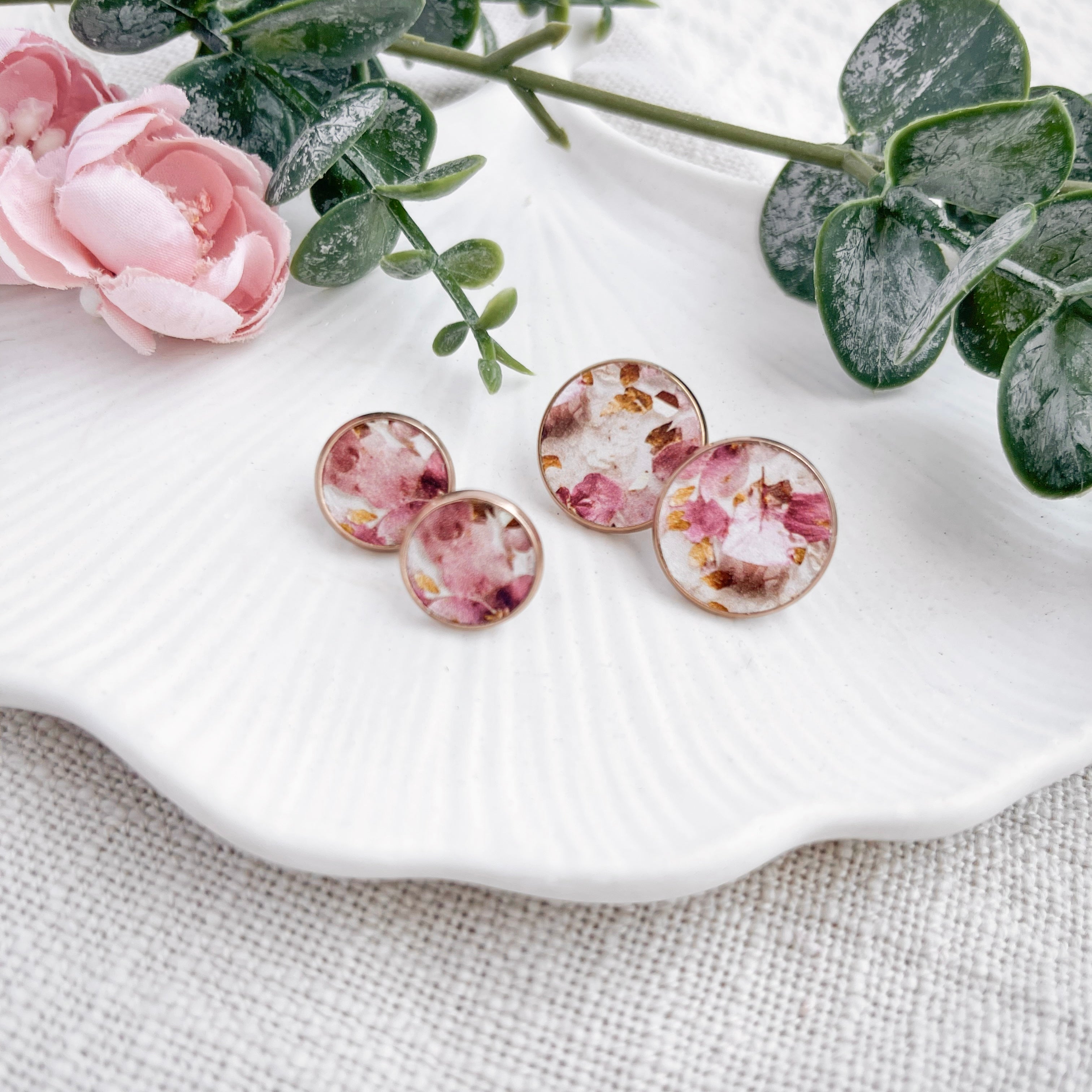 Ruby Rose Studs – Nancy Joanna