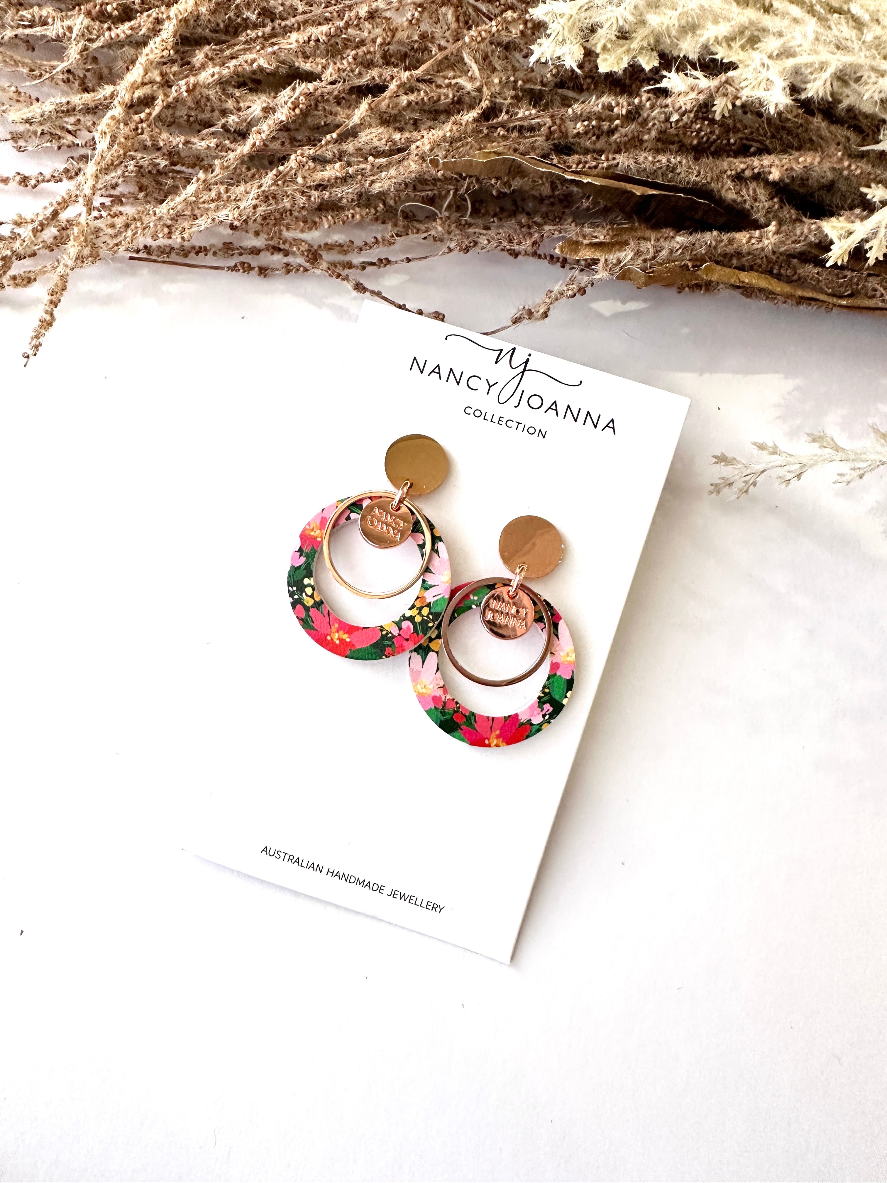 MINI Pinky Red Ring Drop – Nancy Joanna